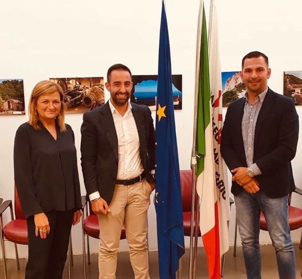 L'assessore regionale della Difesa dell'Ambiente Marco Porcu in visita ...