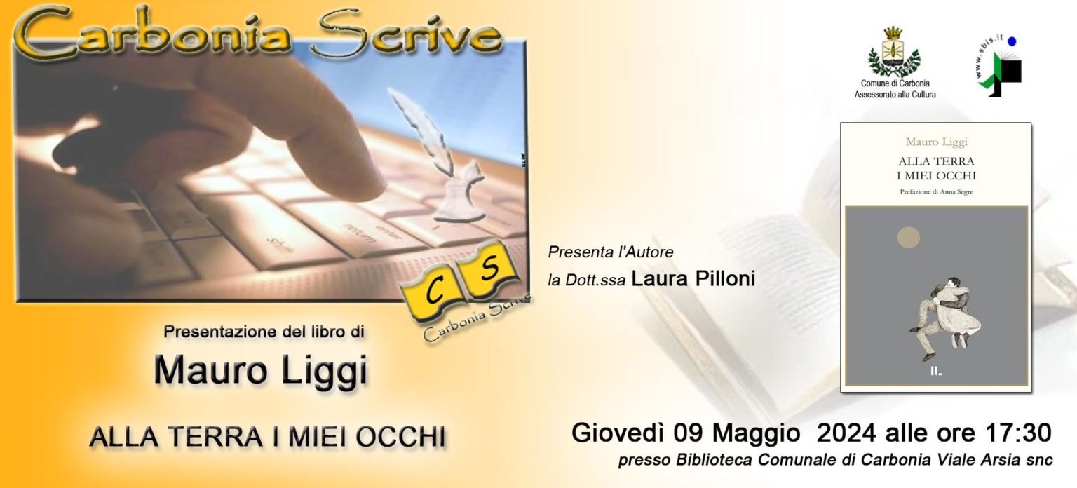 Giovedì 9 maggio, presso la Biblioteca comunale di Carbonia, verrà ...