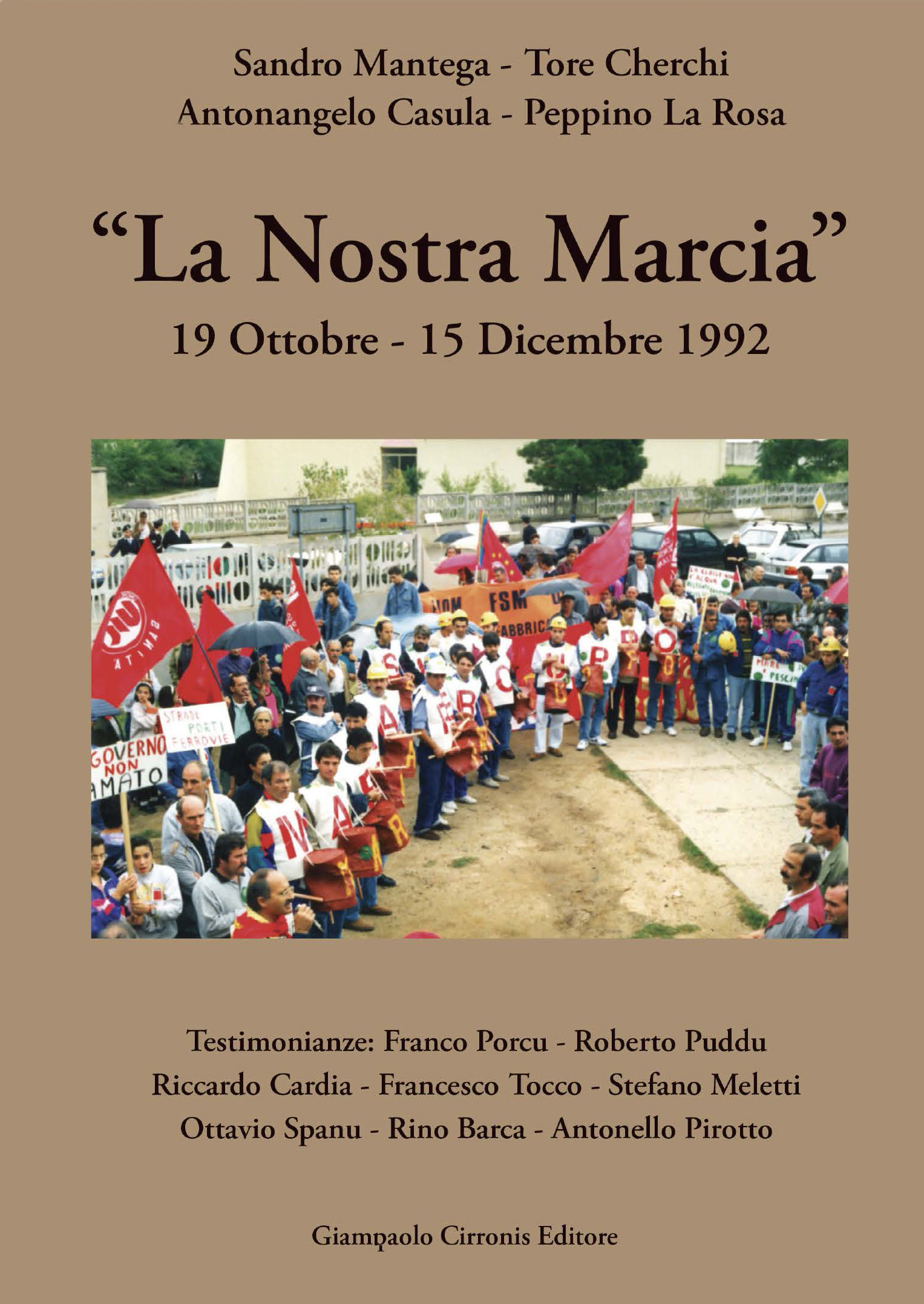 Il libro sulla Marcia per lo Sviluppo del Sulcis Iglesiente il 9 maggio ...